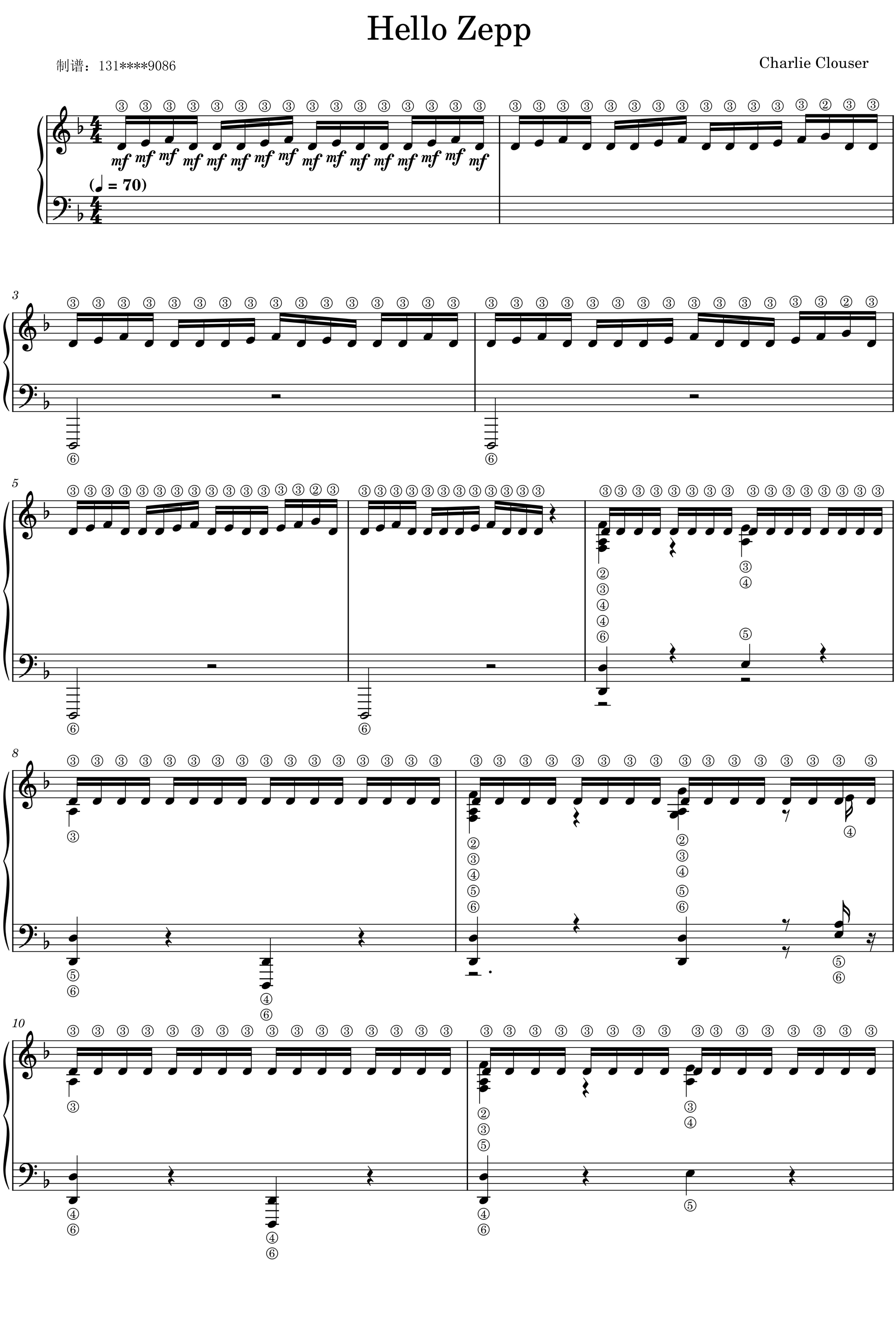 Hello zepp，Hello zepp钢琴谱，Hello zeppd调钢琴谱，Hello zepp钢琴谱大全，虫虫钢琴谱下载-www.gangqinpu.com