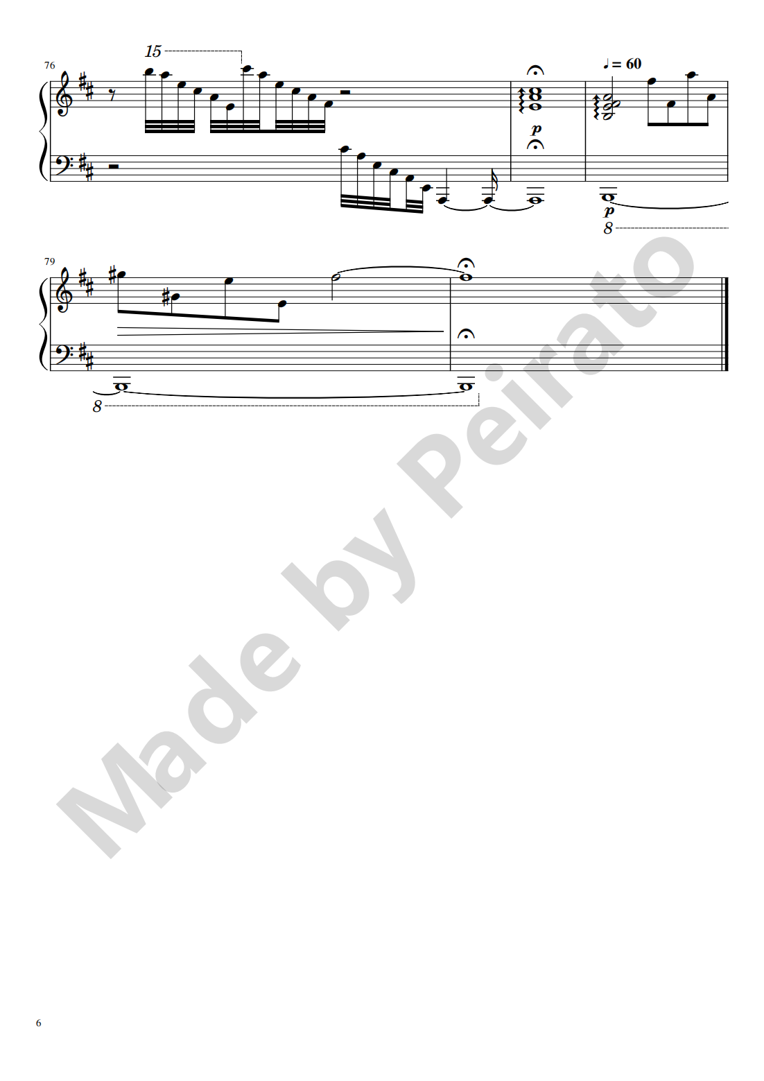 【怪物猎人世界】継がれる光 / 继承之光钢琴谱-Peirato-虫虫乐谱