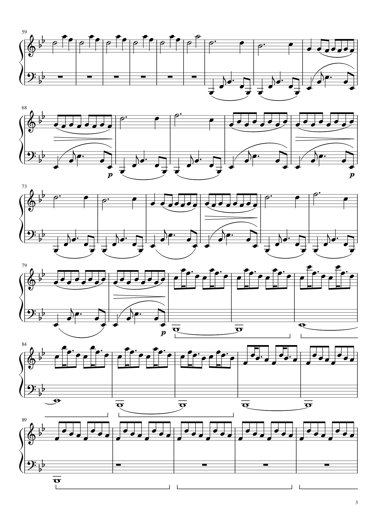 【Minecraft】我的世界BGM-Blind Spots钢琴谱-c调-虫虫乐谱