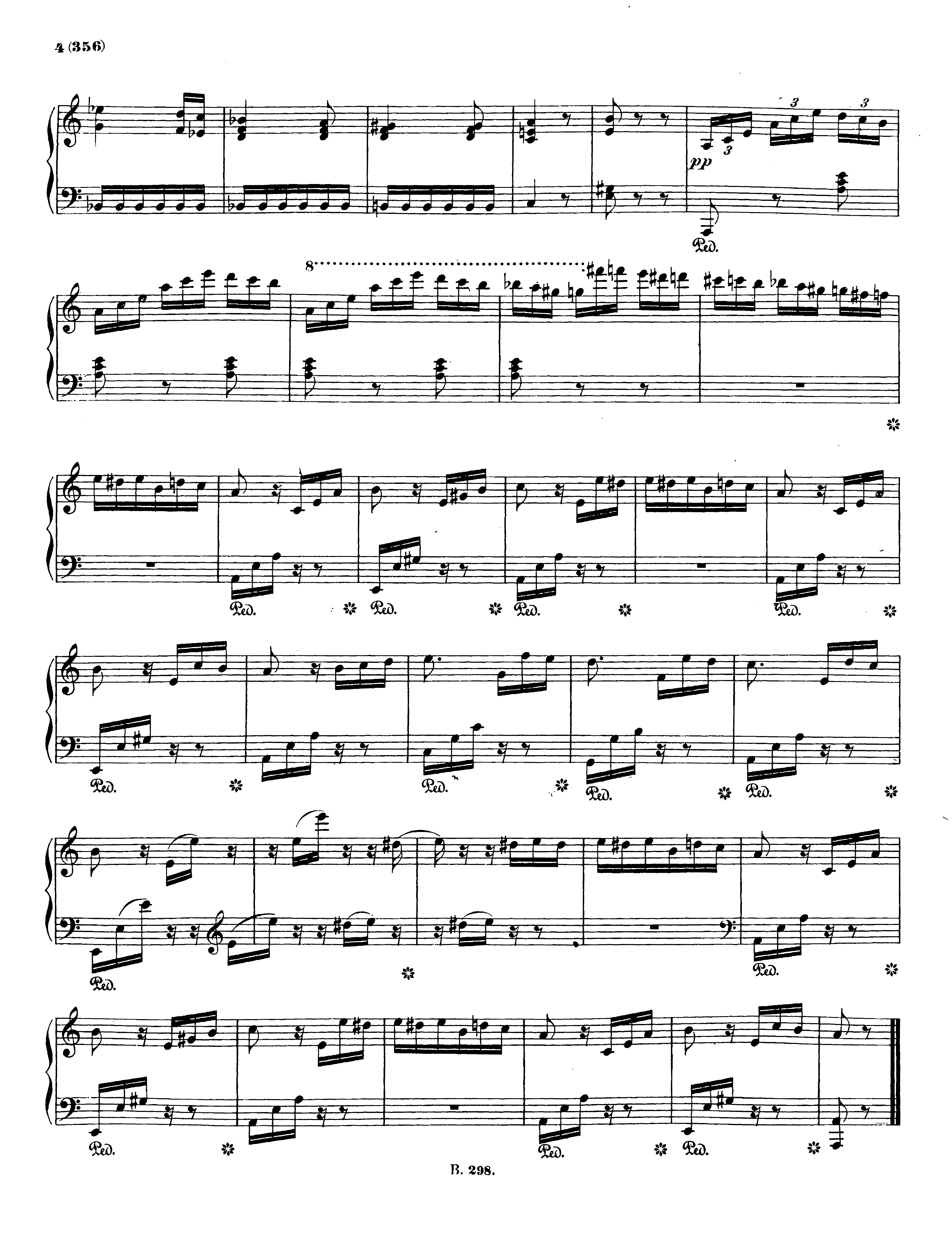 《致爱丽丝》贝多芬（献给爱丽丝、a小调巴加泰勒）钢琴谱-吱吱吱小吱-虫虫乐谱