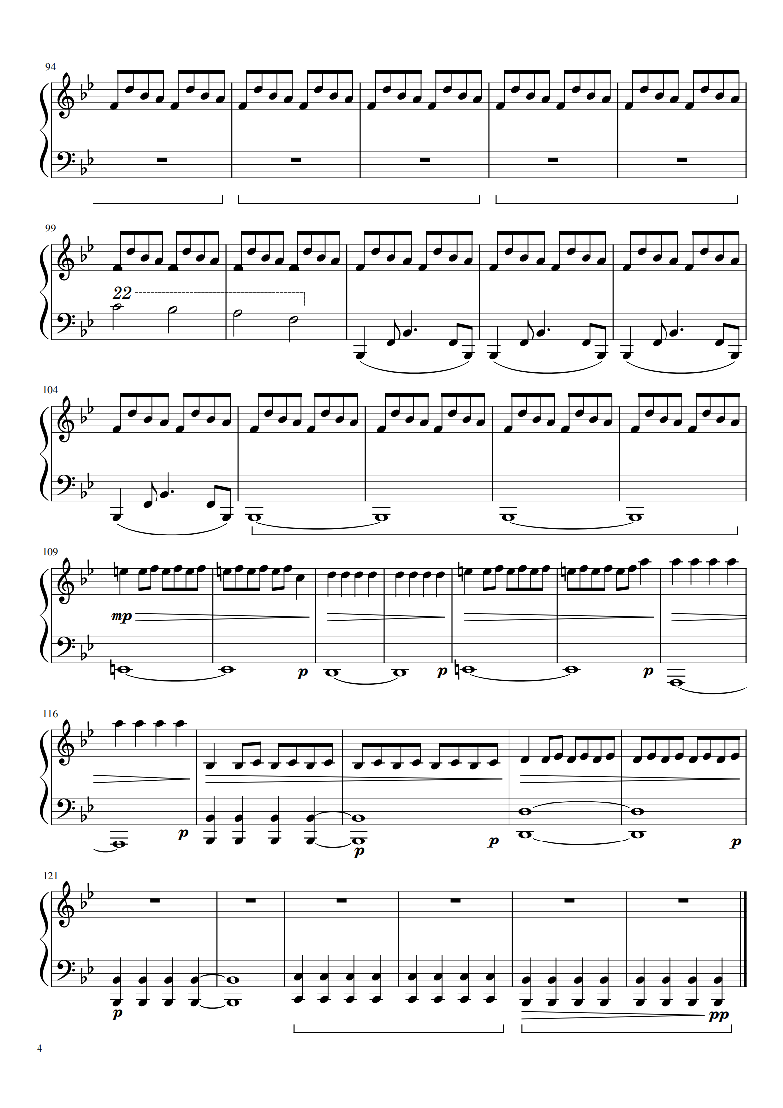 【Minecraft】我的世界BGM-Blind Spots钢琴谱-c调-虫虫乐谱