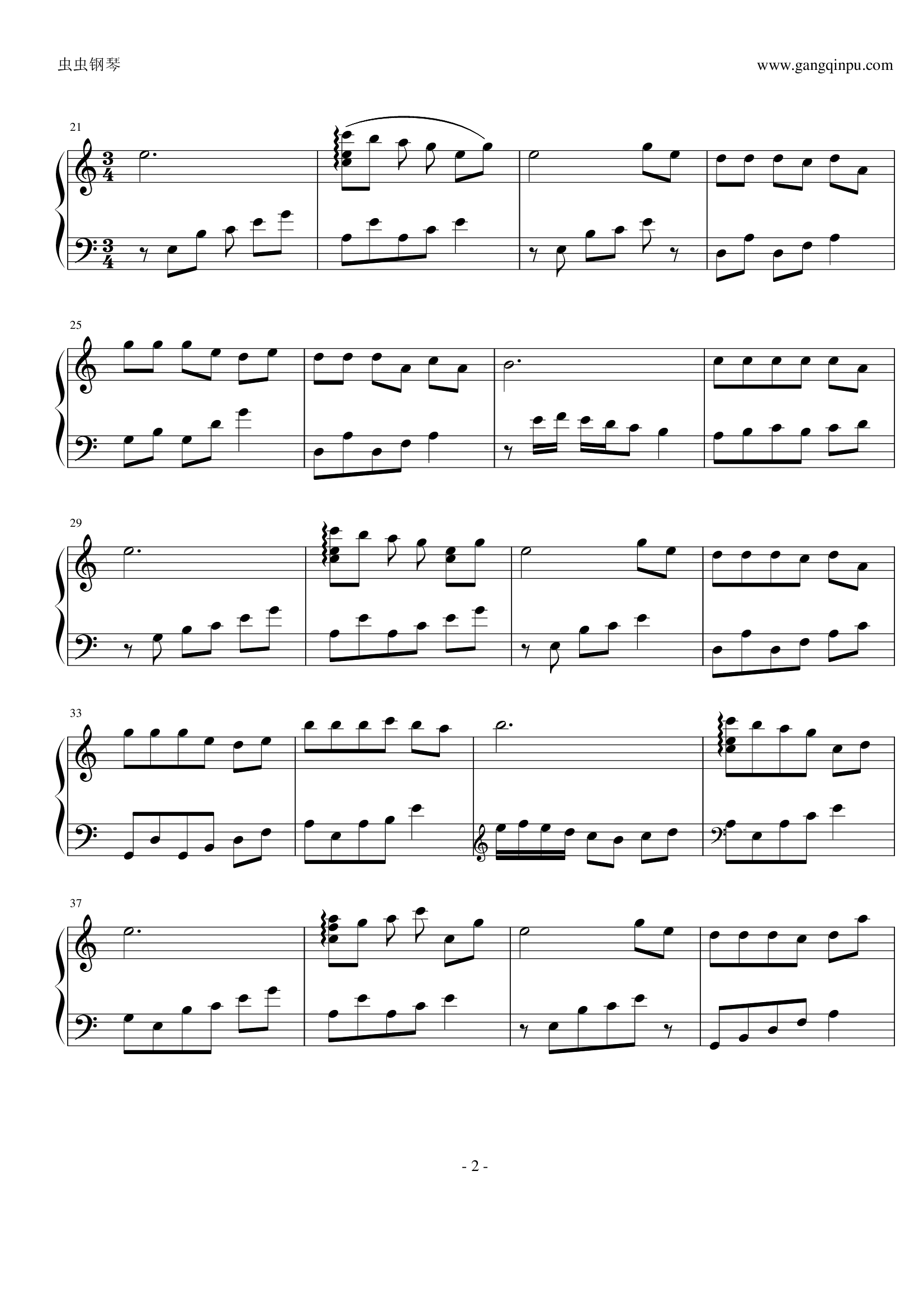 独角戏钢琴谱-sph220-虫虫乐谱