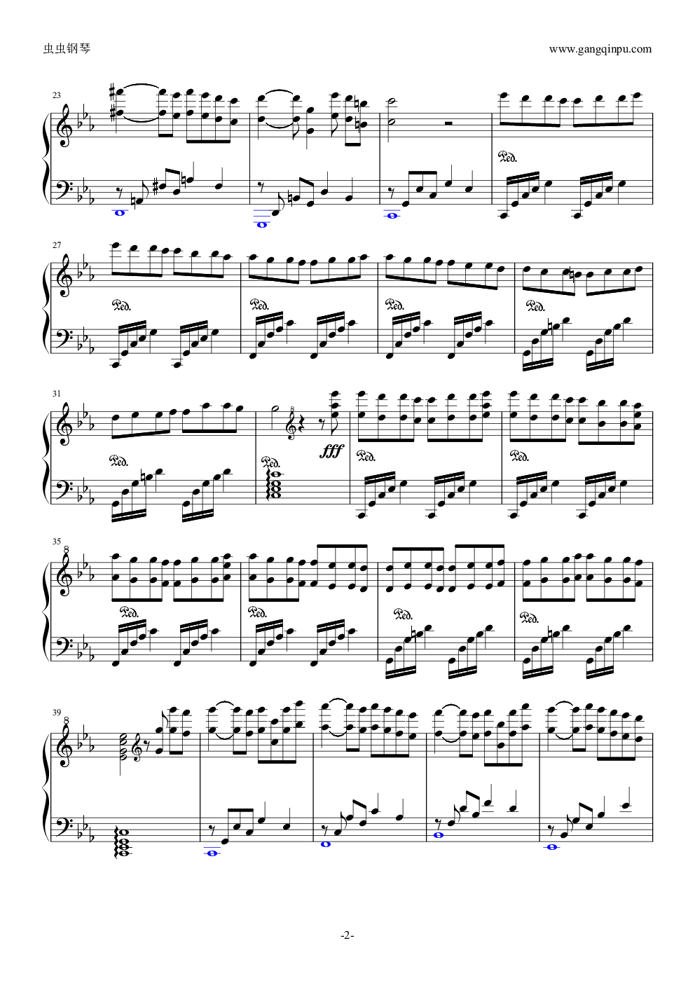Still Water（澄镜之水）原版钢琴谱-Life＇s a struggle.-虫虫乐谱