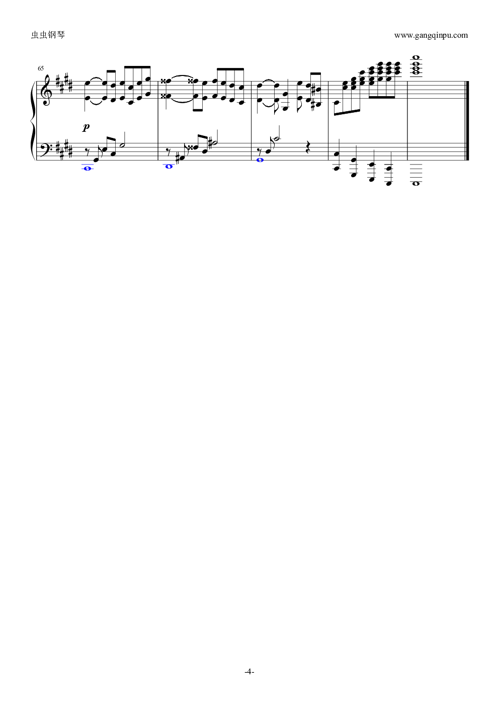 Still Water（澄镜之水）原版钢琴谱-Life＇s a struggle.-虫虫乐谱