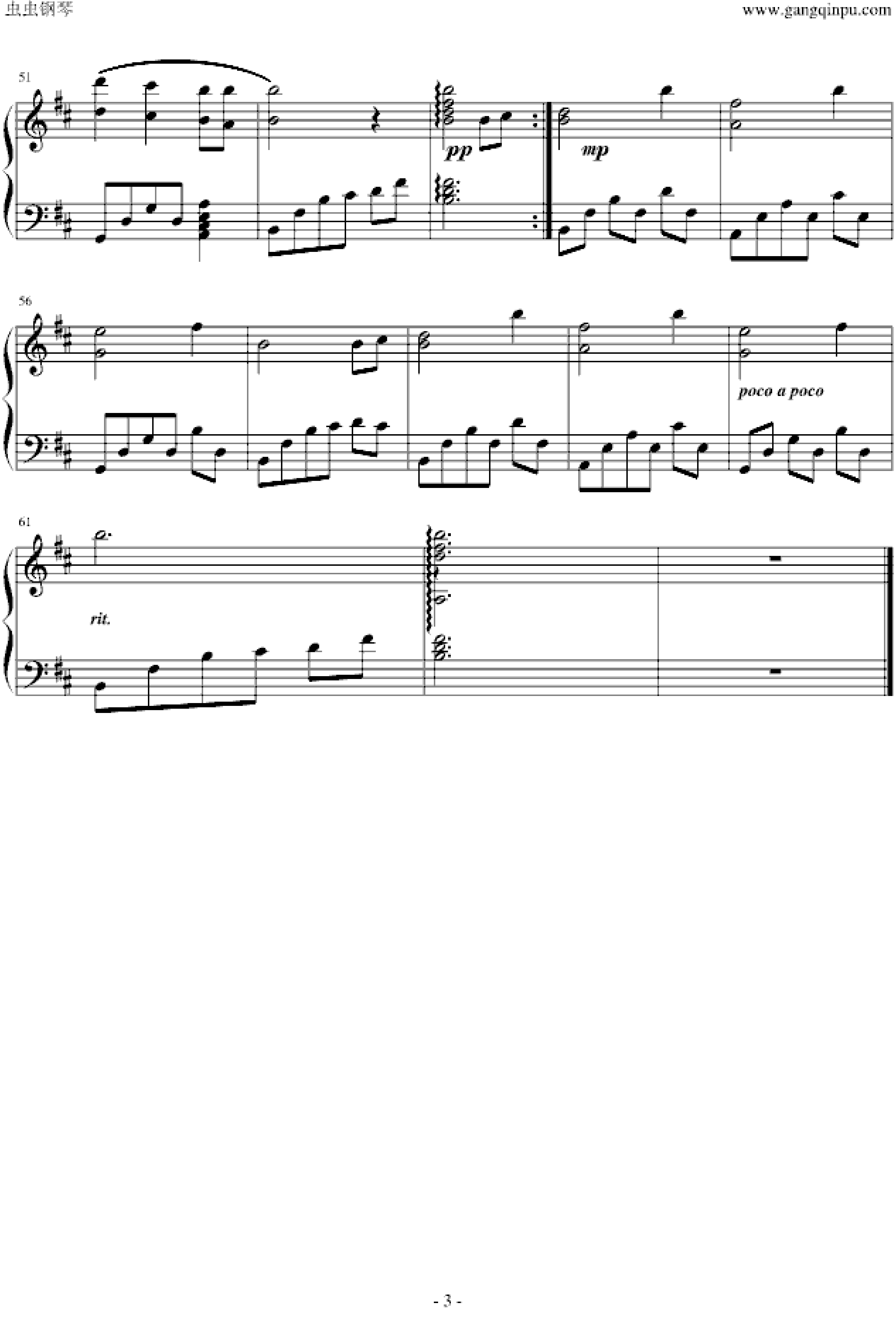 白色恋人－－游鸿明钢琴谱-IrishCoffee-虫虫乐谱