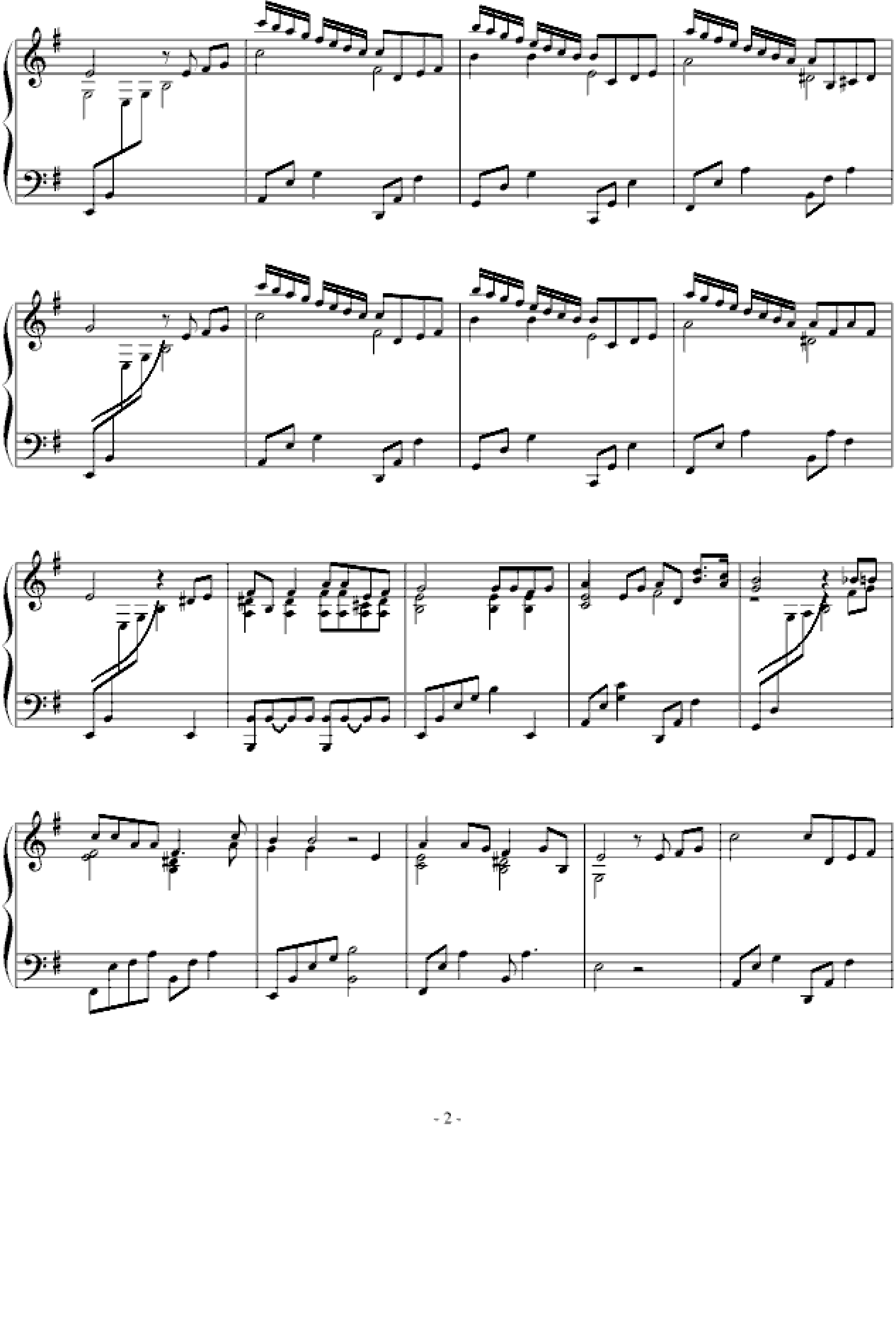 Autumn Leaves-（钢琴风格）钢琴谱-緈諨-虫虫乐谱