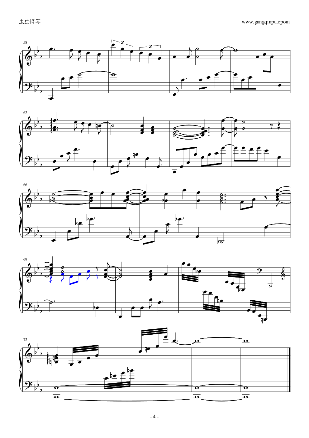 Blue Bossa 爵士 钢琴独奏钢琴谱-thisisit2009-虫虫乐谱