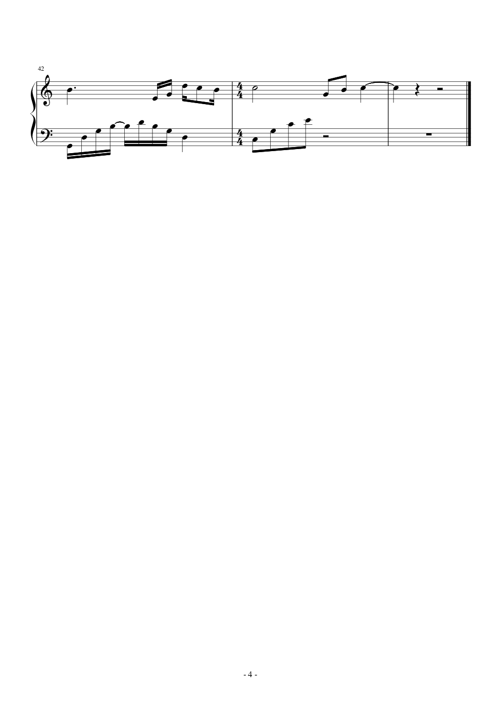 Memory钢琴谱 C调 虫虫乐谱