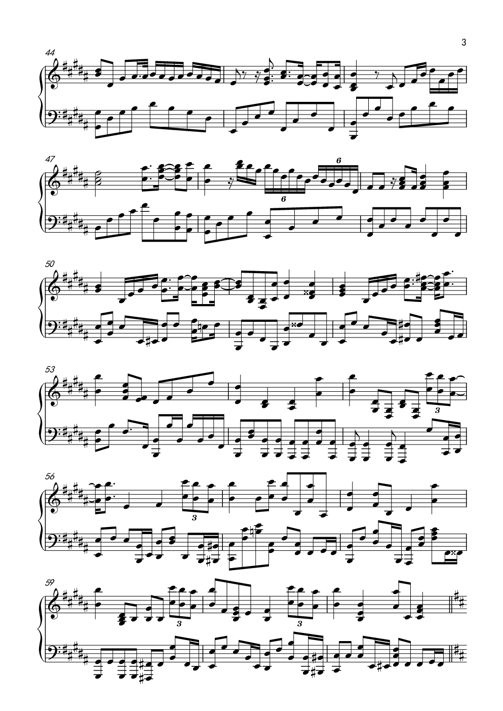 X JAPAN - ENDLESS RAIN钢琴谱-c调-虫虫乐谱