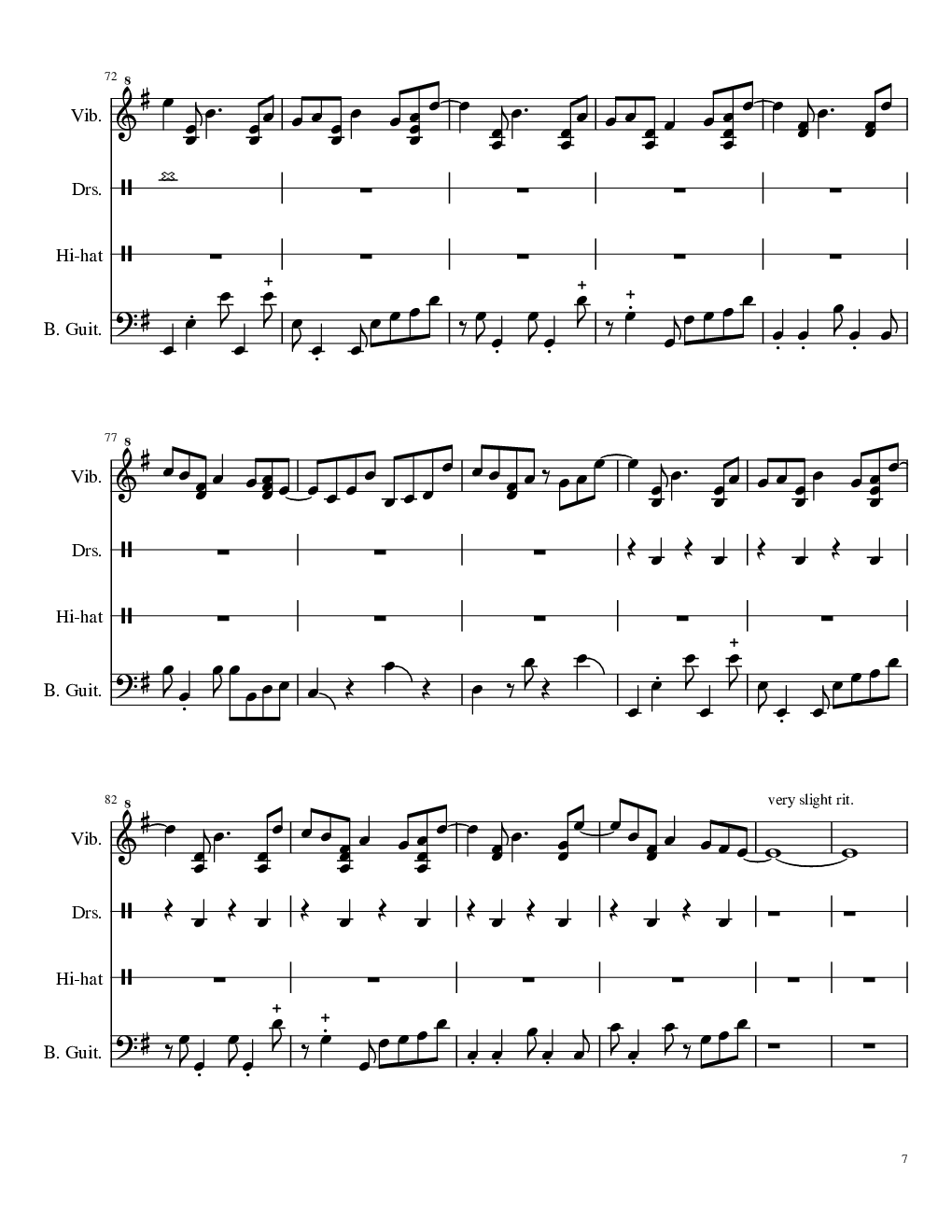 Wintergatan - Marble Machine(总谱)钢琴谱-Yuzuki_Siro-虫虫乐谱