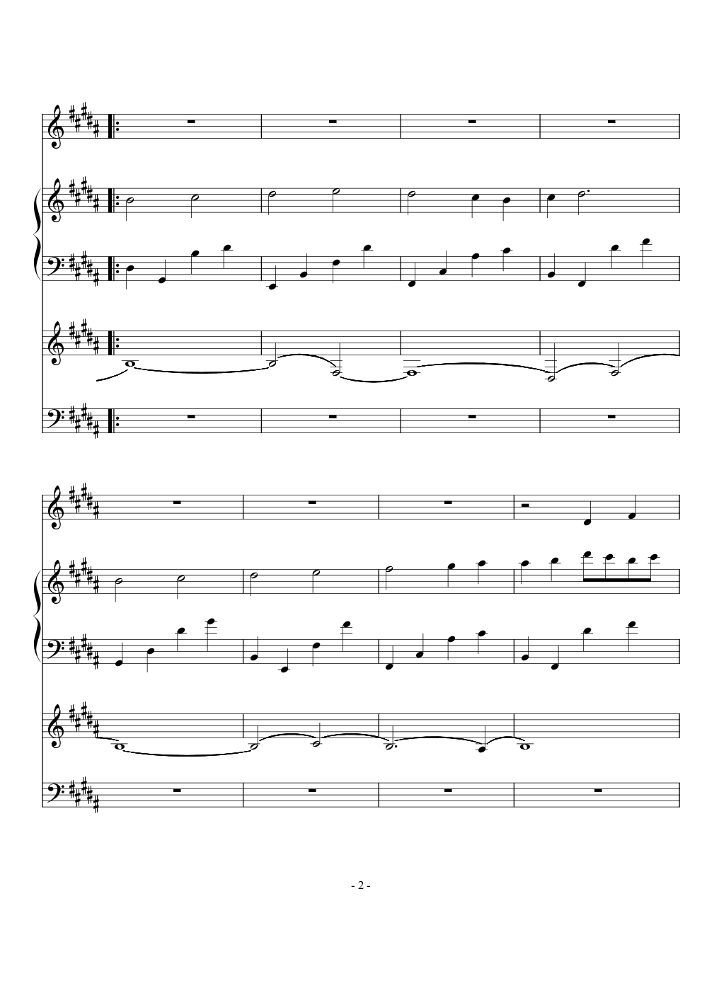 The Scale Theme钢琴谱-c调-虫虫乐谱