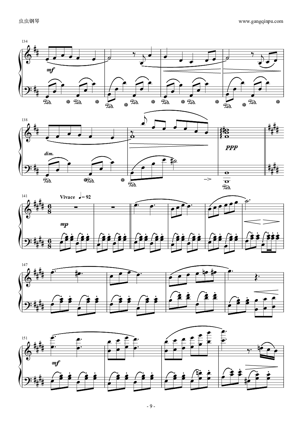 Opera"Maria and Draco"（Final Fantasy VI）钢琴谱-猫咪的小熊-虫虫乐谱