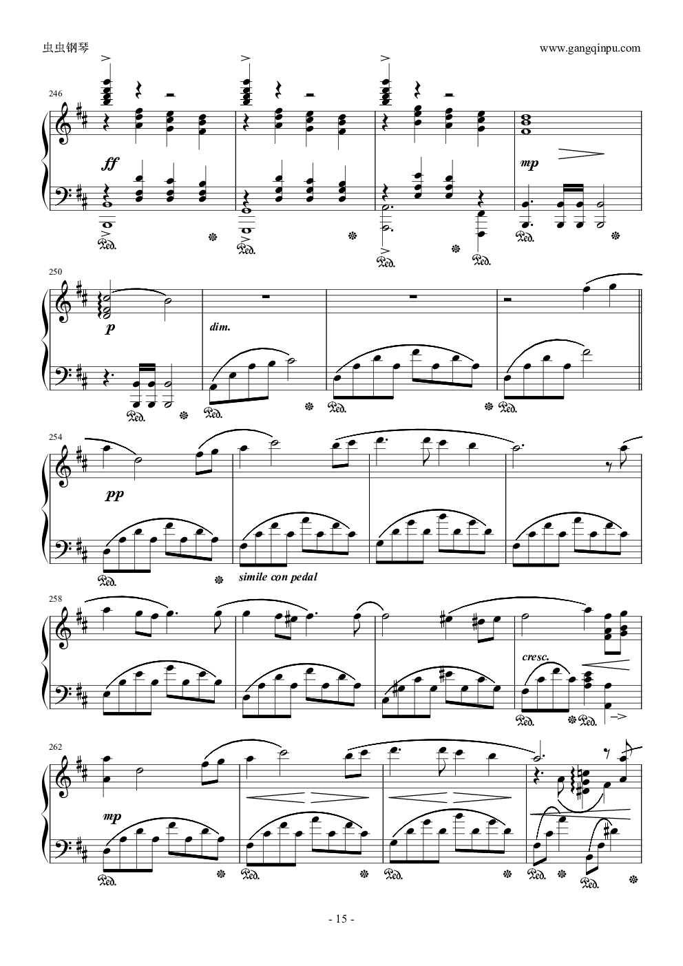 Opera"Maria and Draco"（Final Fantasy VI）钢琴谱-猫咪的小熊-虫虫乐谱