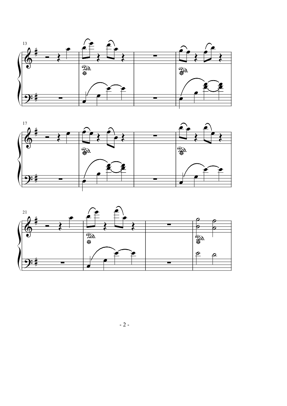 岚だったり、雨だったり[TARI TARI BGM36]钢琴谱-祎Ashbell-虫虫乐谱