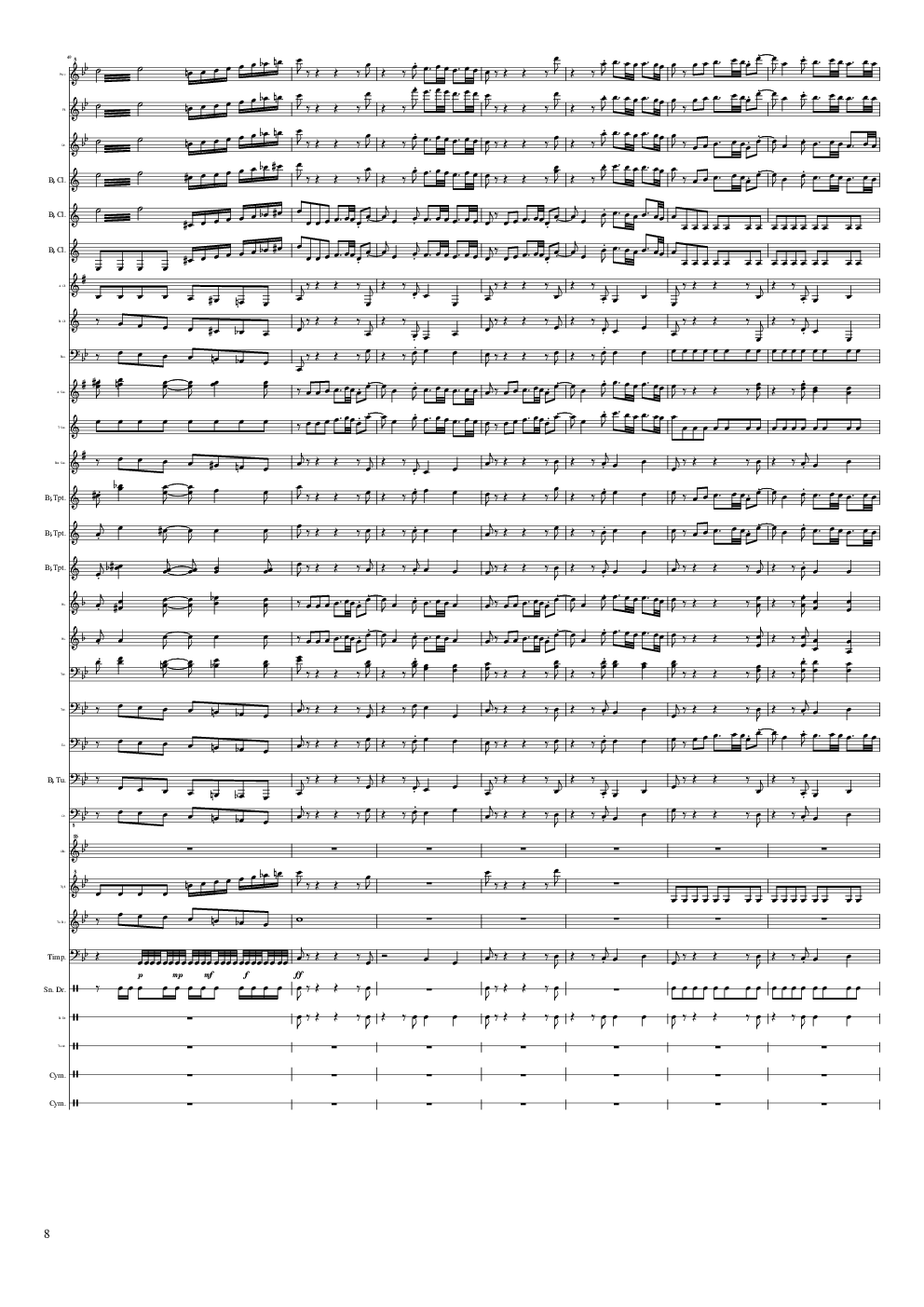 persis overture钢琴谱-白雪纷纷何所似-虫虫乐谱