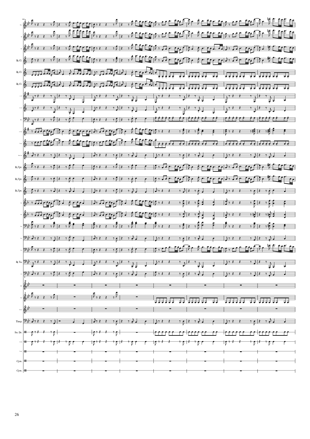 persis overture钢琴谱-白雪纷纷何所似-虫虫乐谱