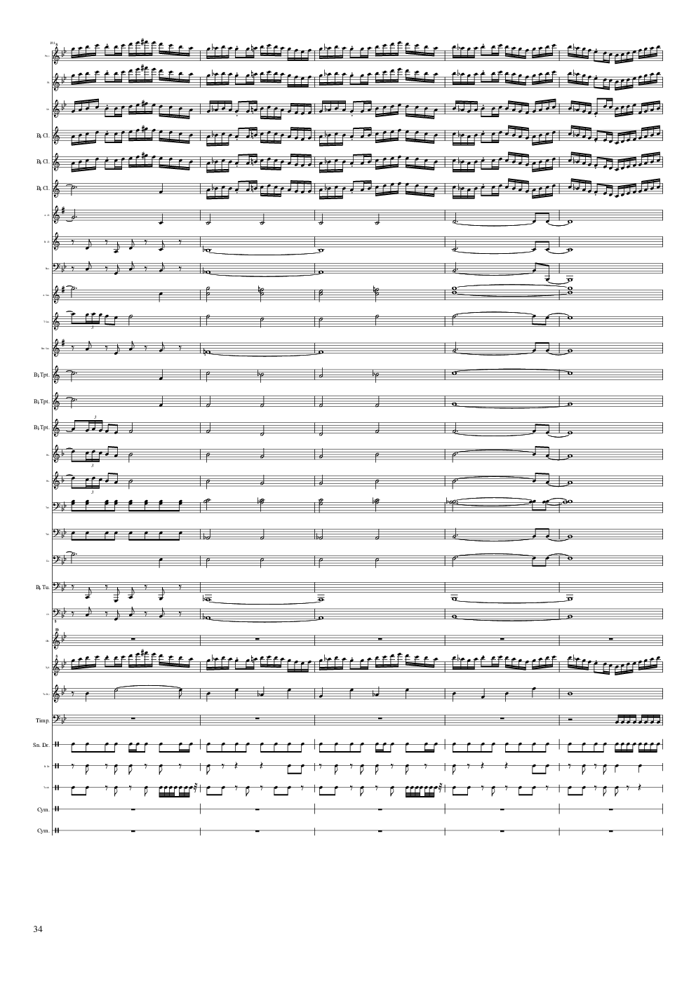 persis overture钢琴谱-白雪纷纷何所似-虫虫乐谱